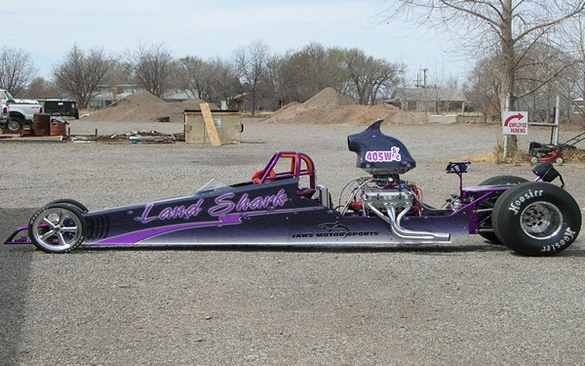 Small Block Chevy Dragster Headers (Downswept) - Mike’s Fab Shop Inc.